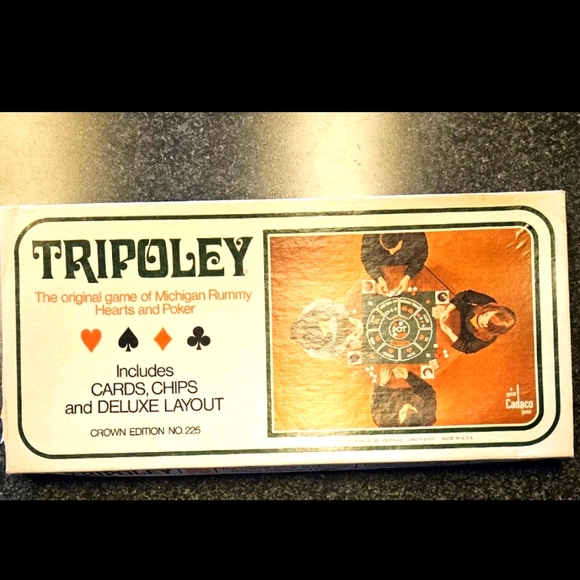Games | Tripoley Game 1969 Deluxe Layout No 225 Cadaco Vintage | Poshmark